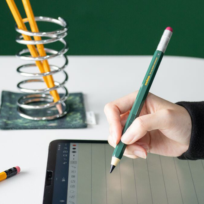 Nelna ペンシル｜ まるで鉛筆、たけど最先端iPad用デジタルペンシル! 3つの物理ボタンで瞬時機能 - Nelna（ネルナ）